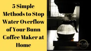 Why Does My Bunn Coffee Maker Overflow? – 5 Simple Tricks to Avoid ...
